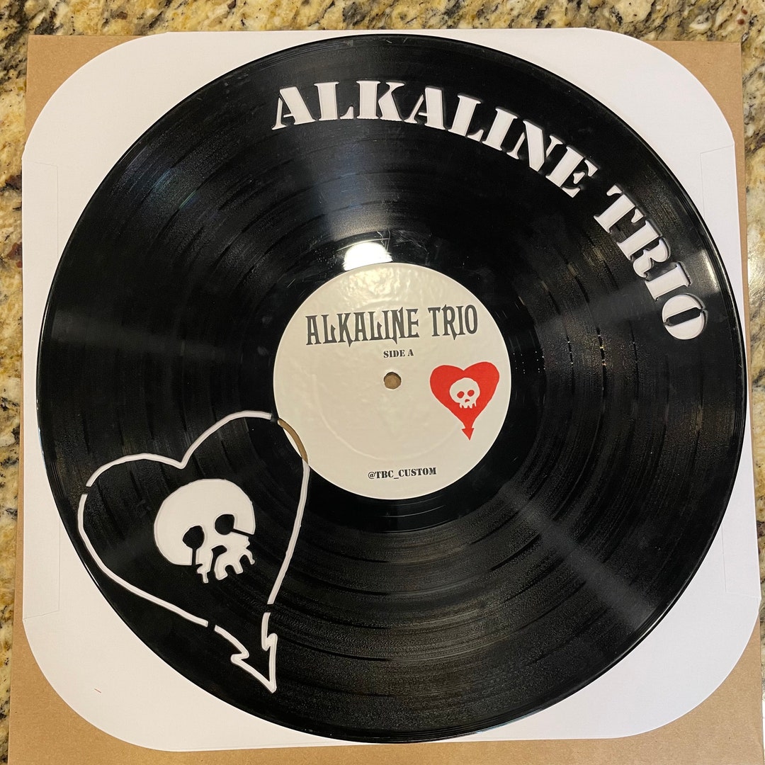 Alkaline Trio Laser Cut Vinyl Record Custom Gift Birthday Christmas Art ...