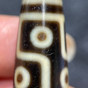 Tibetan Dzi 12 Eyes Pattern Amulet Dzi Bead Size 5513mm - Etsy