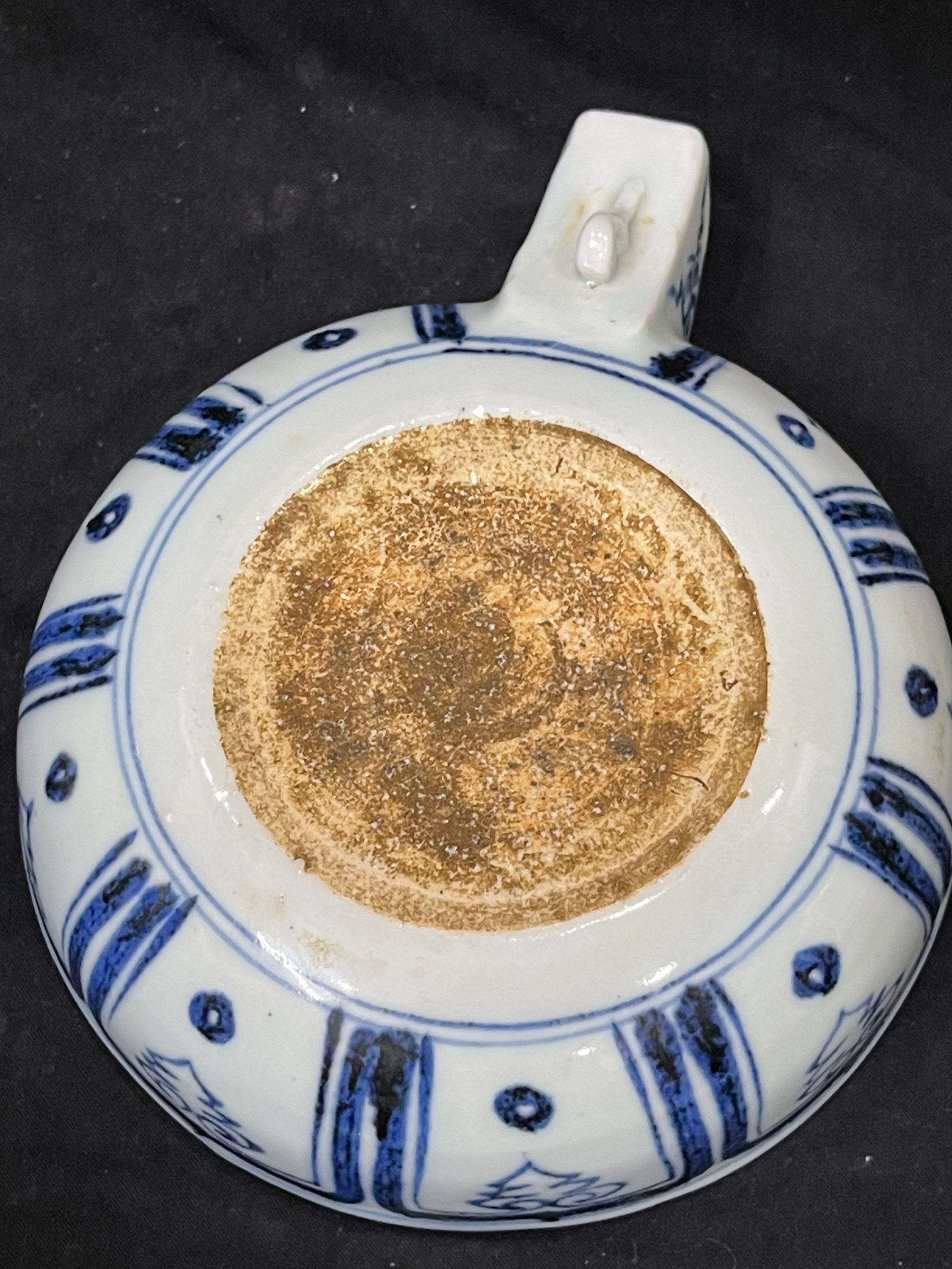Chinese Porcelain Blue White Fish Bowl - Etsy