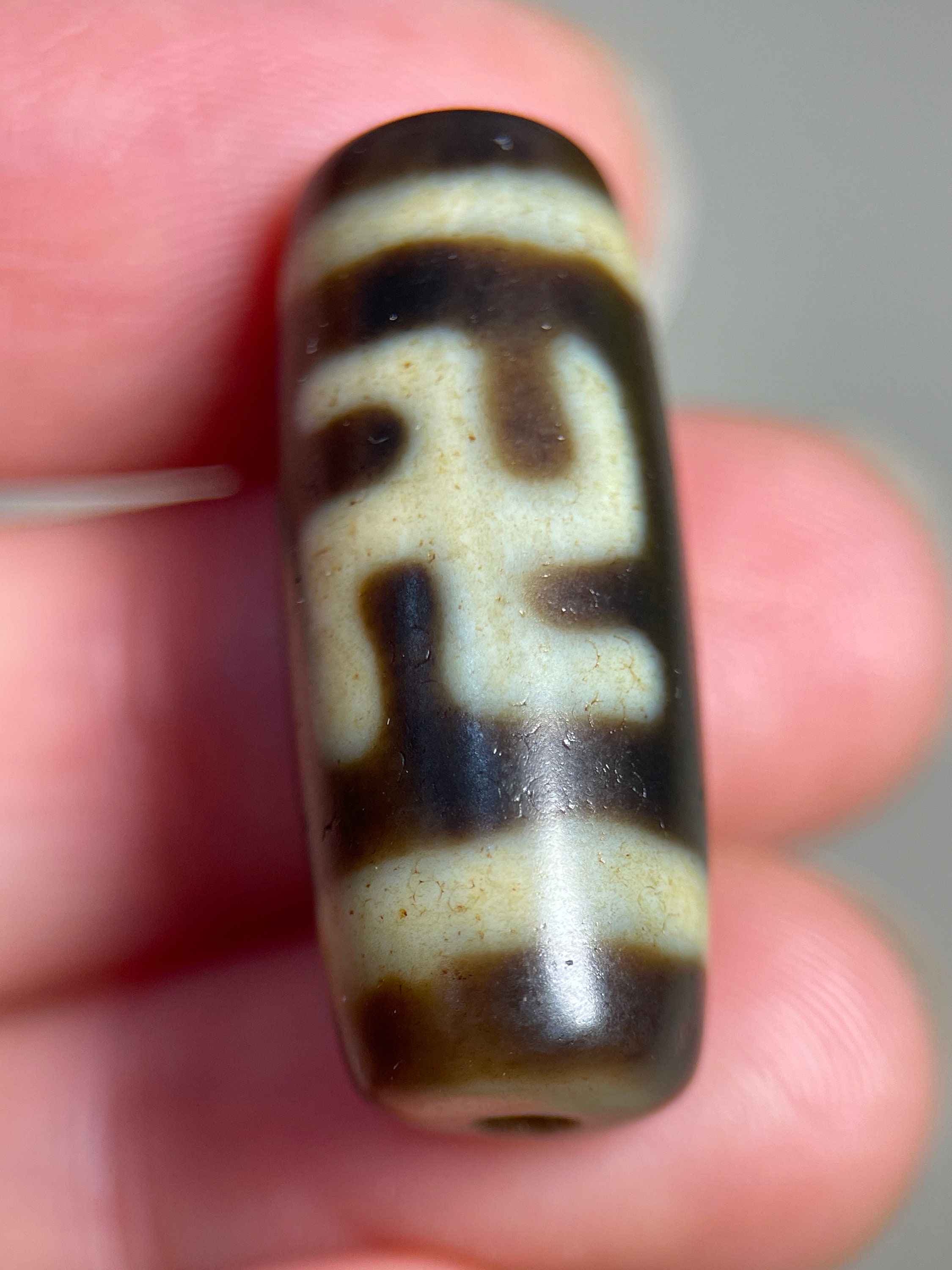 Tibetan Dzi Bead Amulet Pendant Wanzi Natural Oil Size 2811mm Tibetan ...