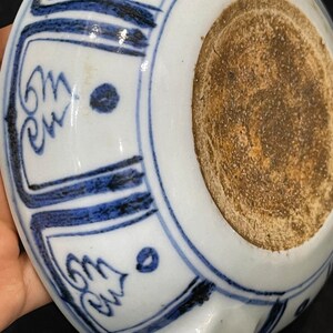 Chinese Porcelain Blue White Fish Bowl - Etsy