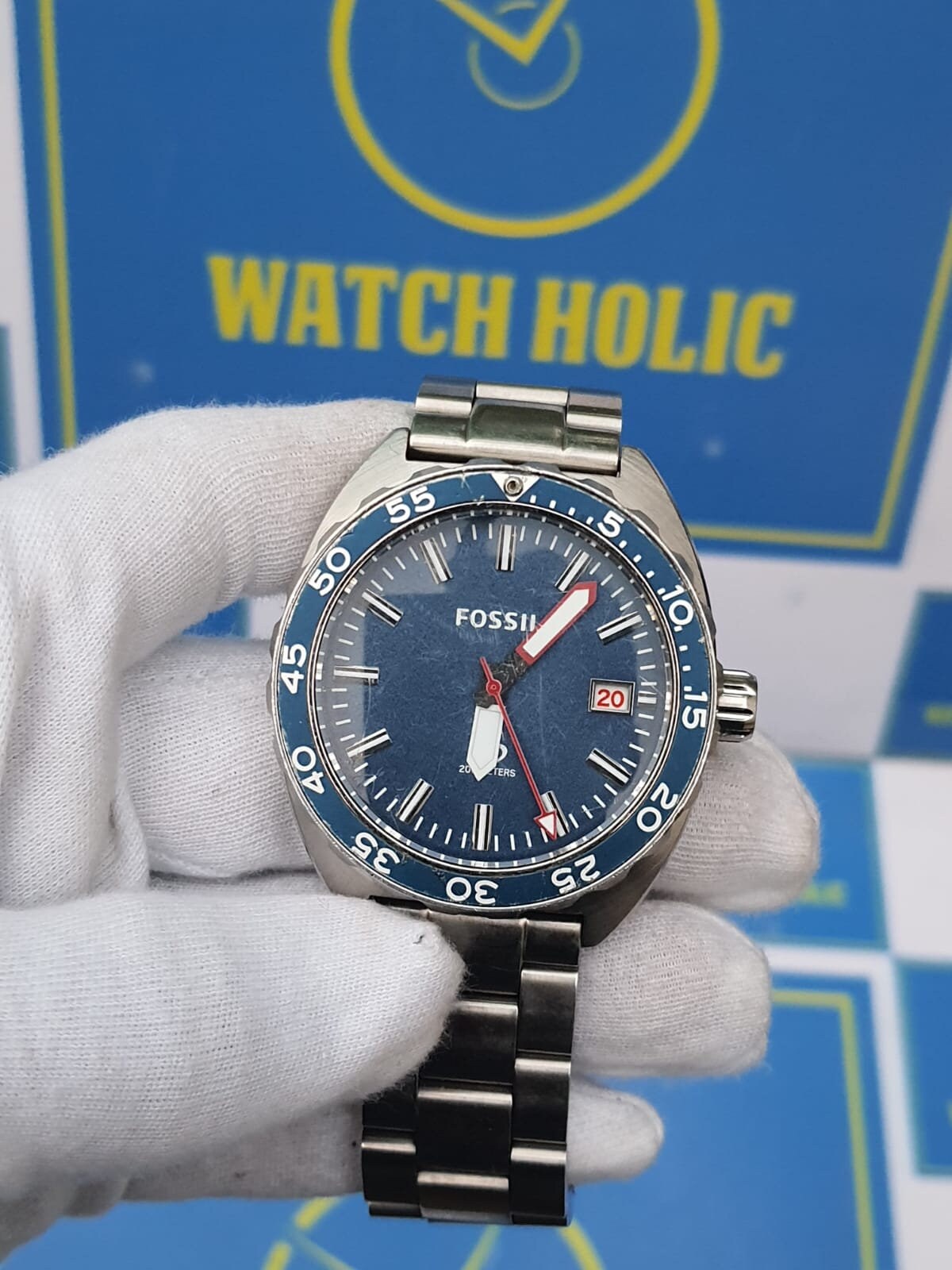 FOSSIL BREAKER Tough Heavy Eye Catchy Diver Watch Ref. : FS5048 - Etsy