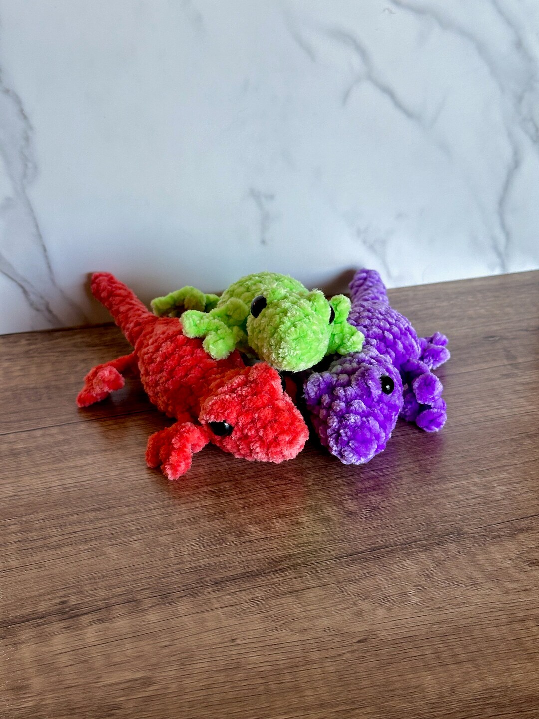 Crochet Lizard Plush - Etsy