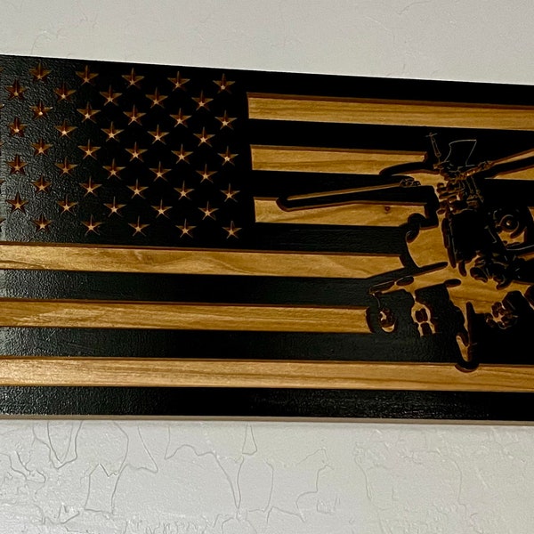 American Flag Helicopter - Etsy