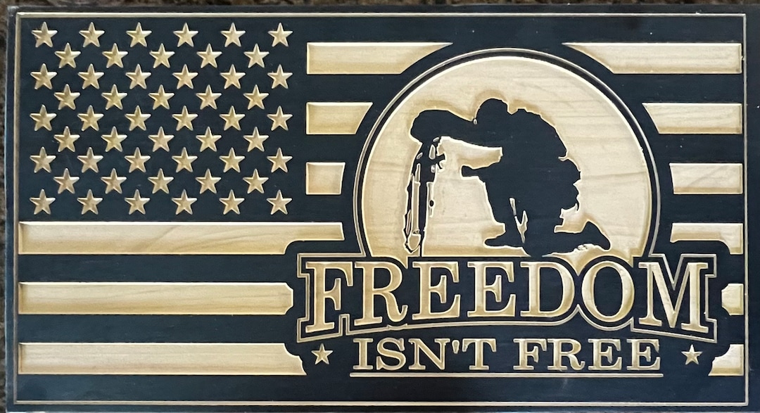 Freedom Isn’t Free American Flag - Etsy