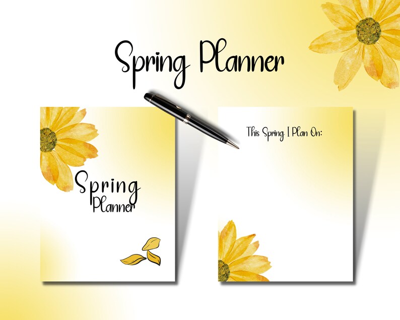 Spring Break Planner Printable Template, Spring to Do List ...