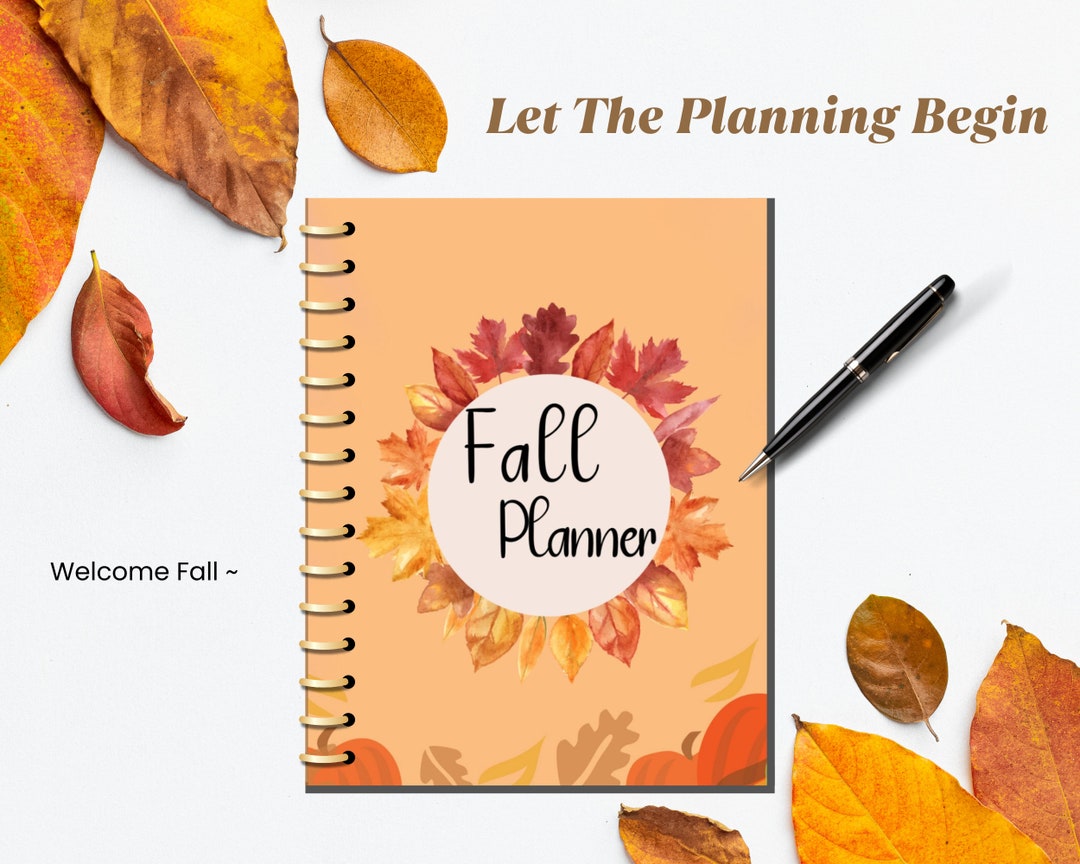 Fall Planner Template, Fall to Do List, Fall Digital Planner for Home ...