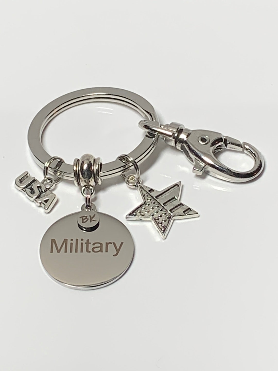Military Keychain | Personalized Gift | Custom Gift | Military Gift ...
