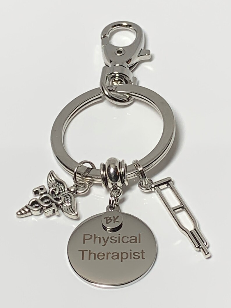 Physical Therapist Personalized Keychain | PT Keychain Gift | Business ...