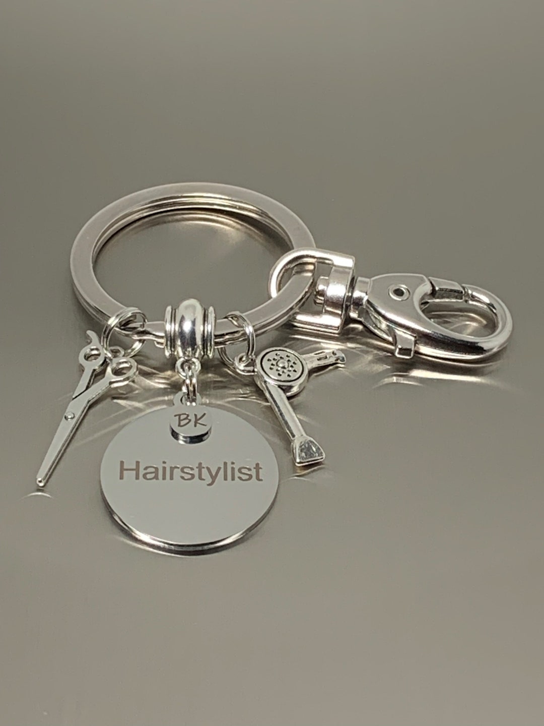 Hairstylist Custom Keychain | Hairstylist Gift | Hairdresser Gift ...