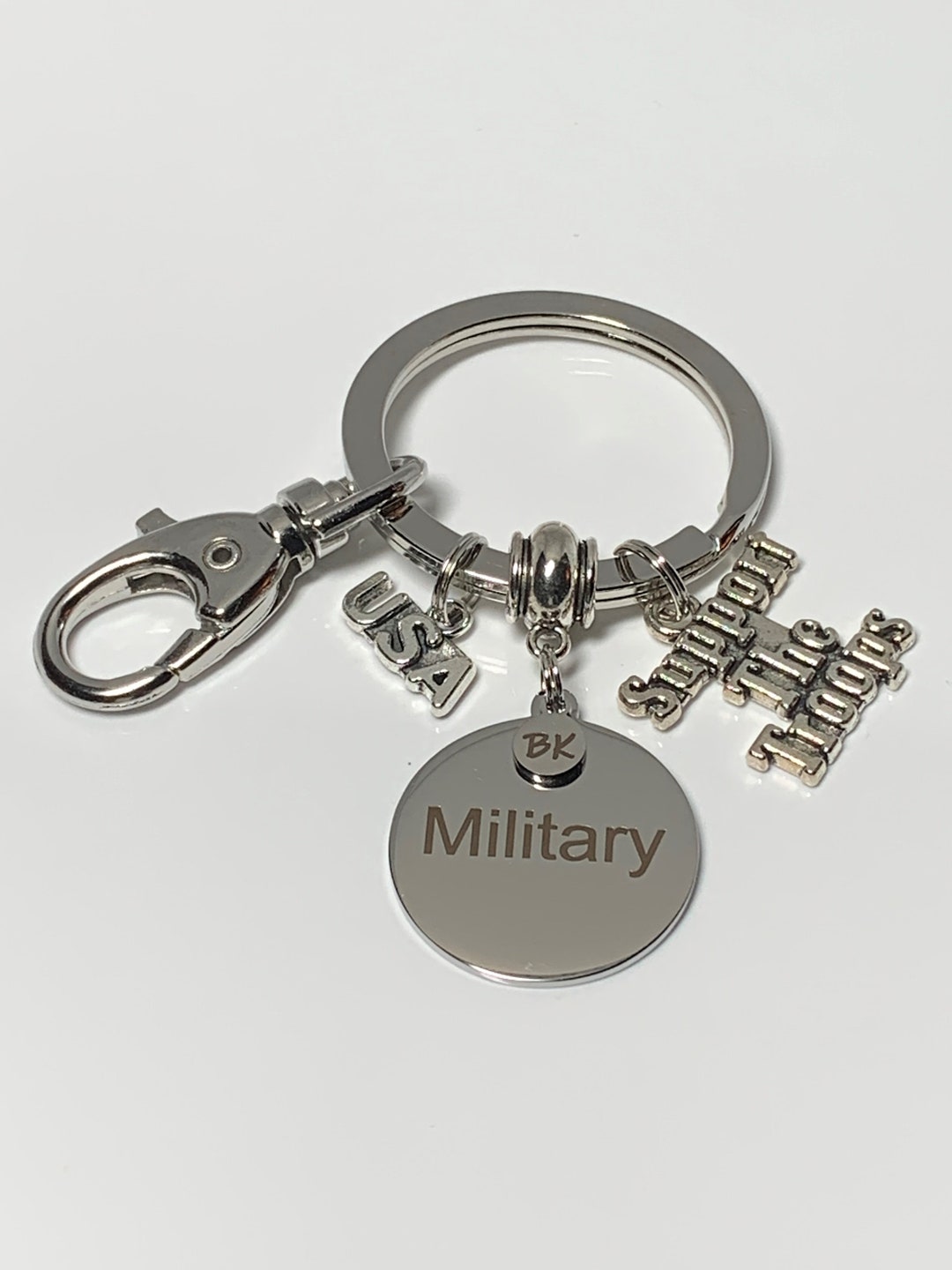 Military Keychain | Support the Troops | US Military | Military Gift ...