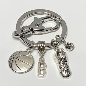 Basketball Gift | Personalized Keychain | Initial Keychain | Player ...