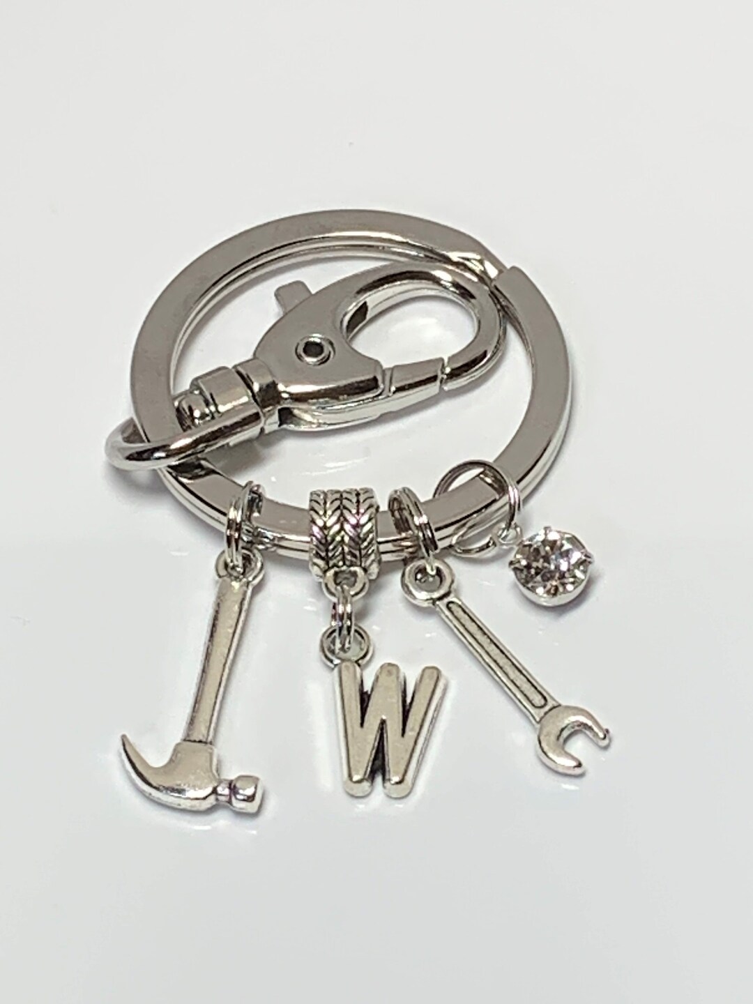 Mechanic Gift | Personalized Keychain | Initial Keychain | Mechanic ...