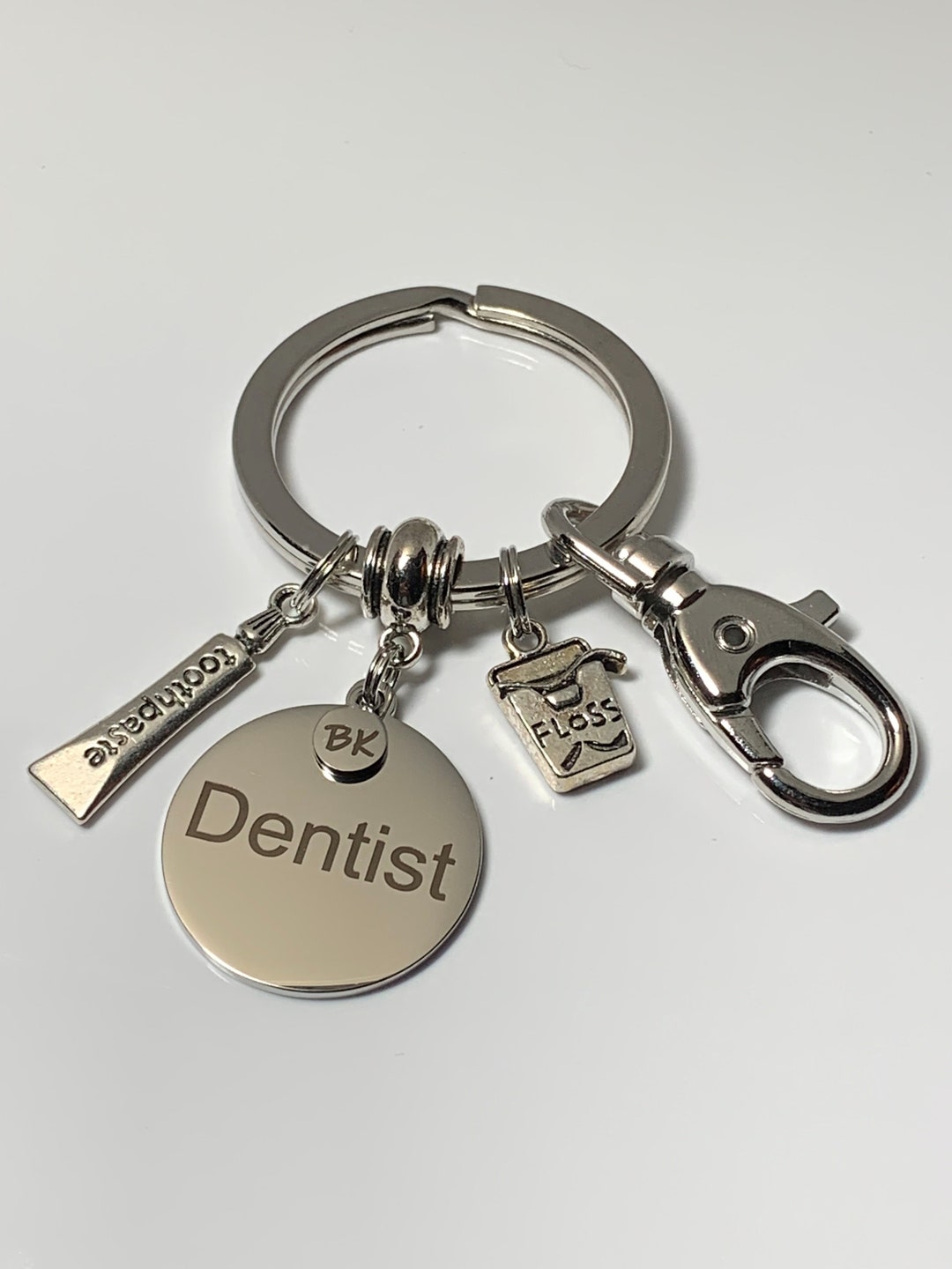 Dentist Personalized Keychain | Dentist Gift | Business Keychain ...