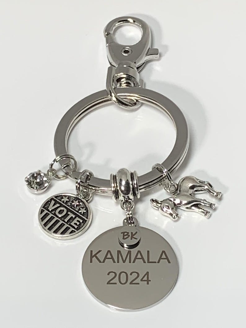 2024 Election Keychain Kamala Harris Gift Vote President Democrat Gift ...