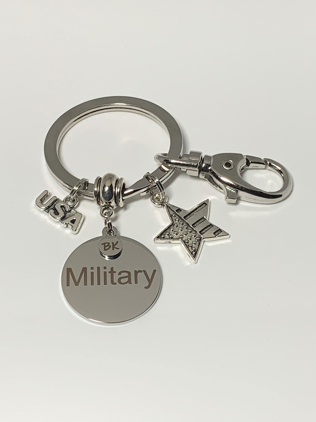 Military Keychain Personalized Gift Custom Gift Military Gift Birthday ...