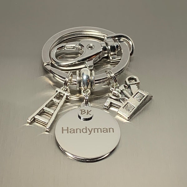 Handyman Keychain - Etsy