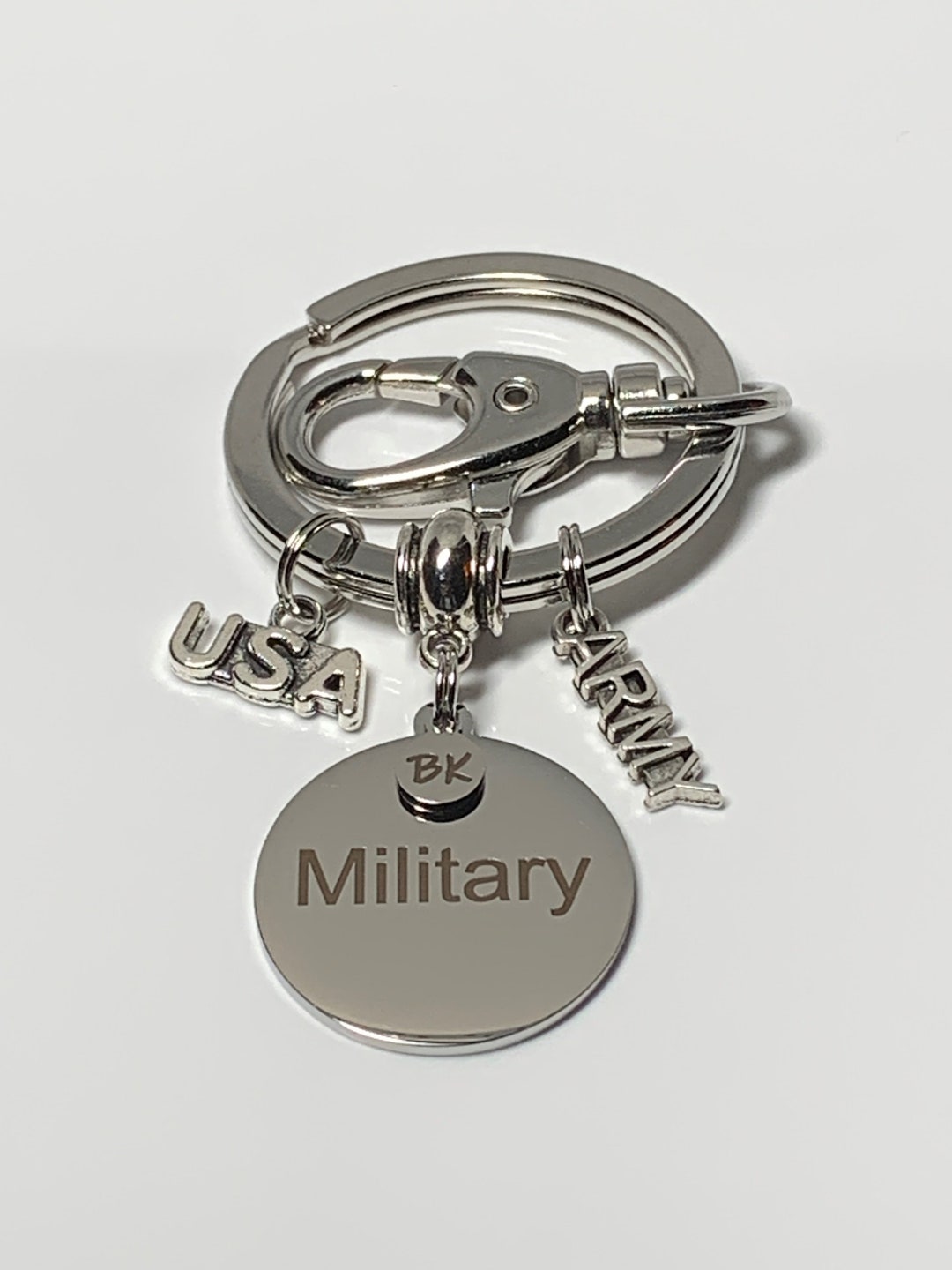 Military Keychain | Army Keychain | Military Gift | US Army Gift ...