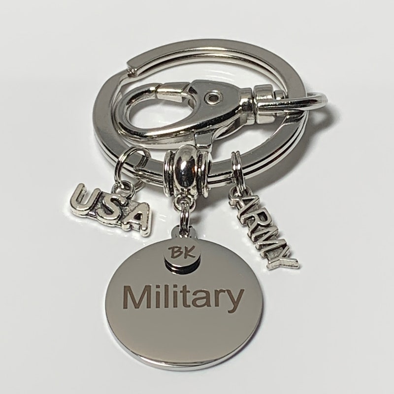 Army Keychain - Etsy