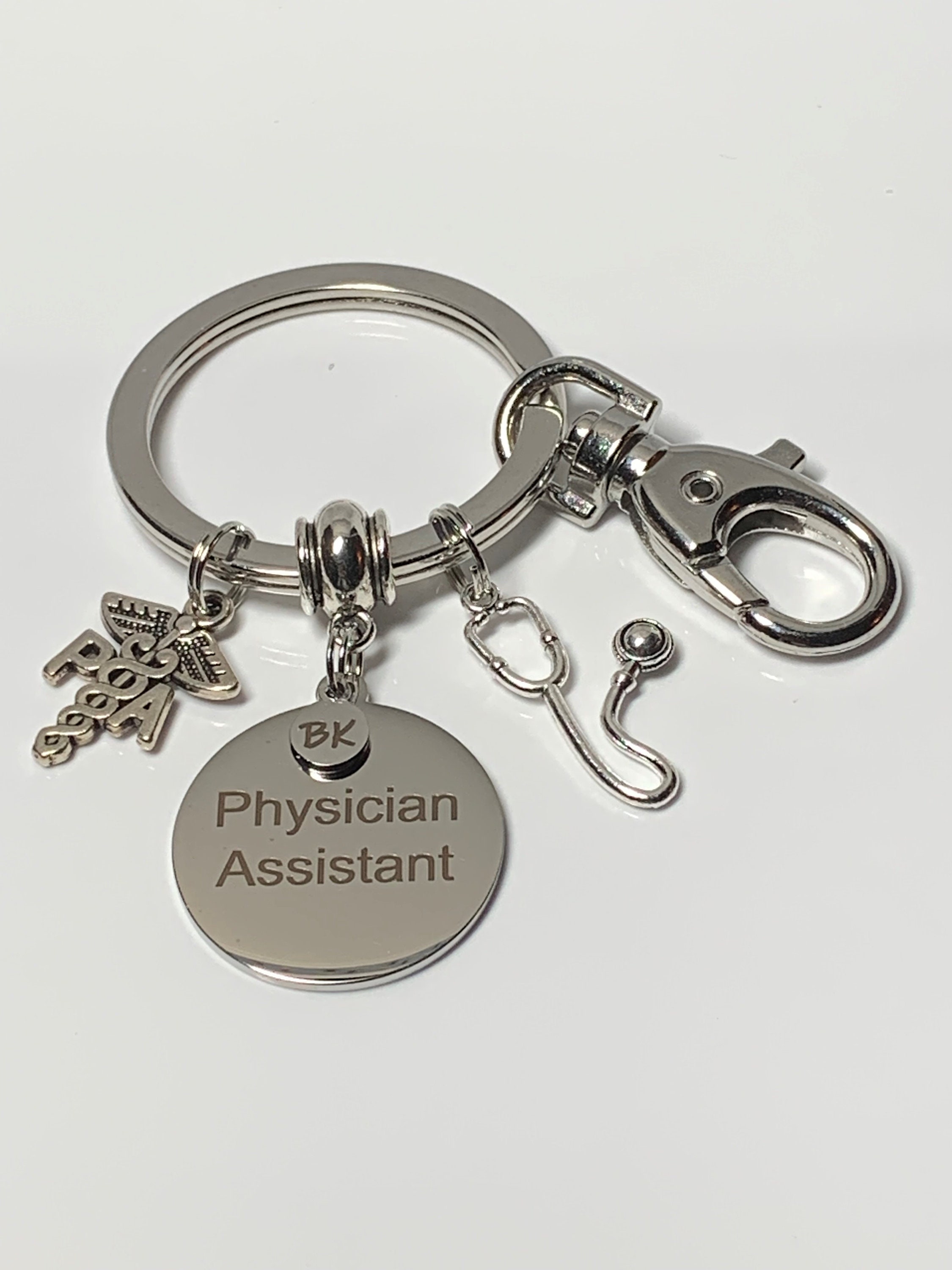 Physician Assistant Keychain | Personalized Gift | Business Keychain ...