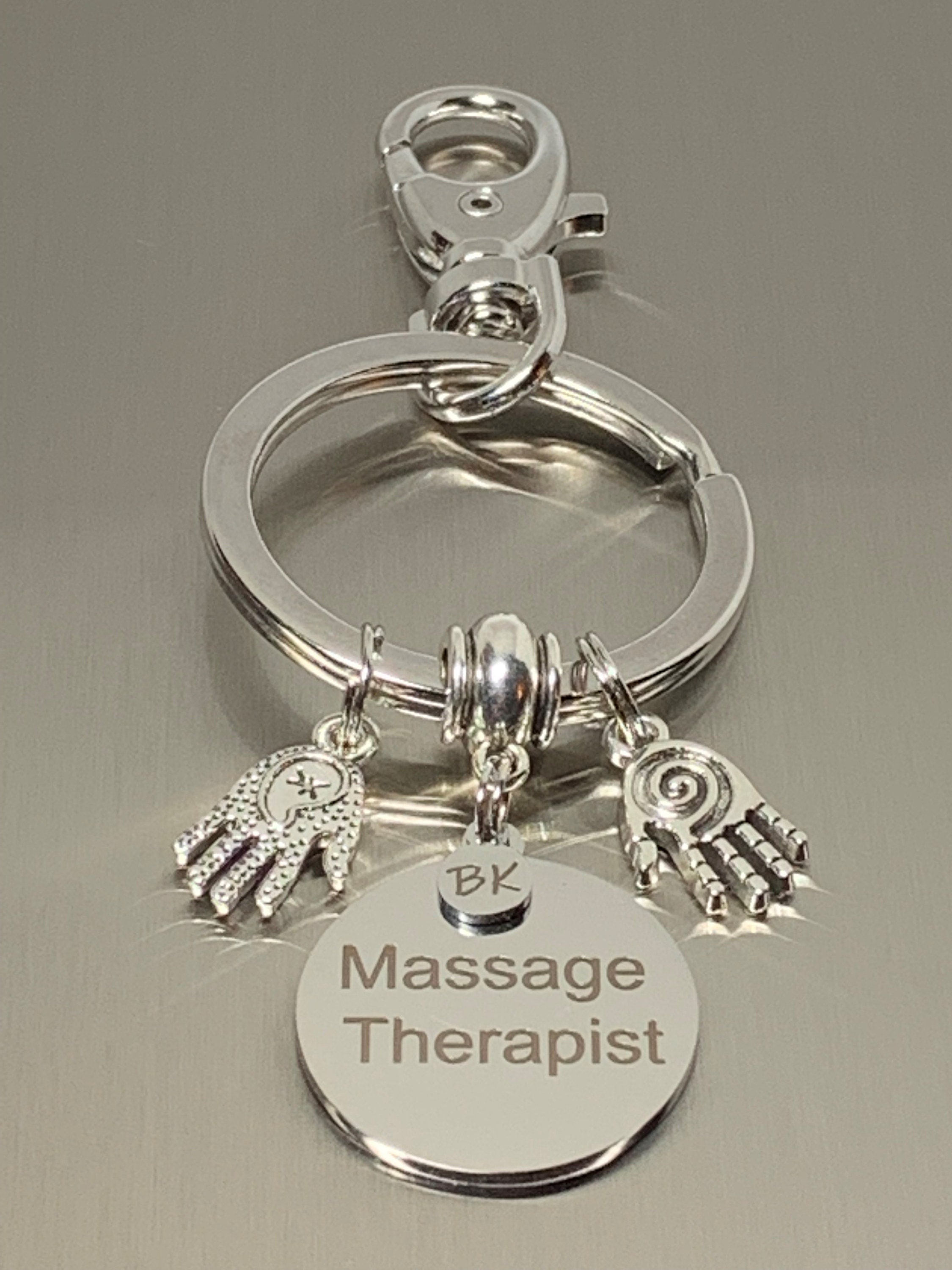 Massage Therapist Keychain | Business Keychain | Massage Therapist Gift | Entrepreneur Gift ...