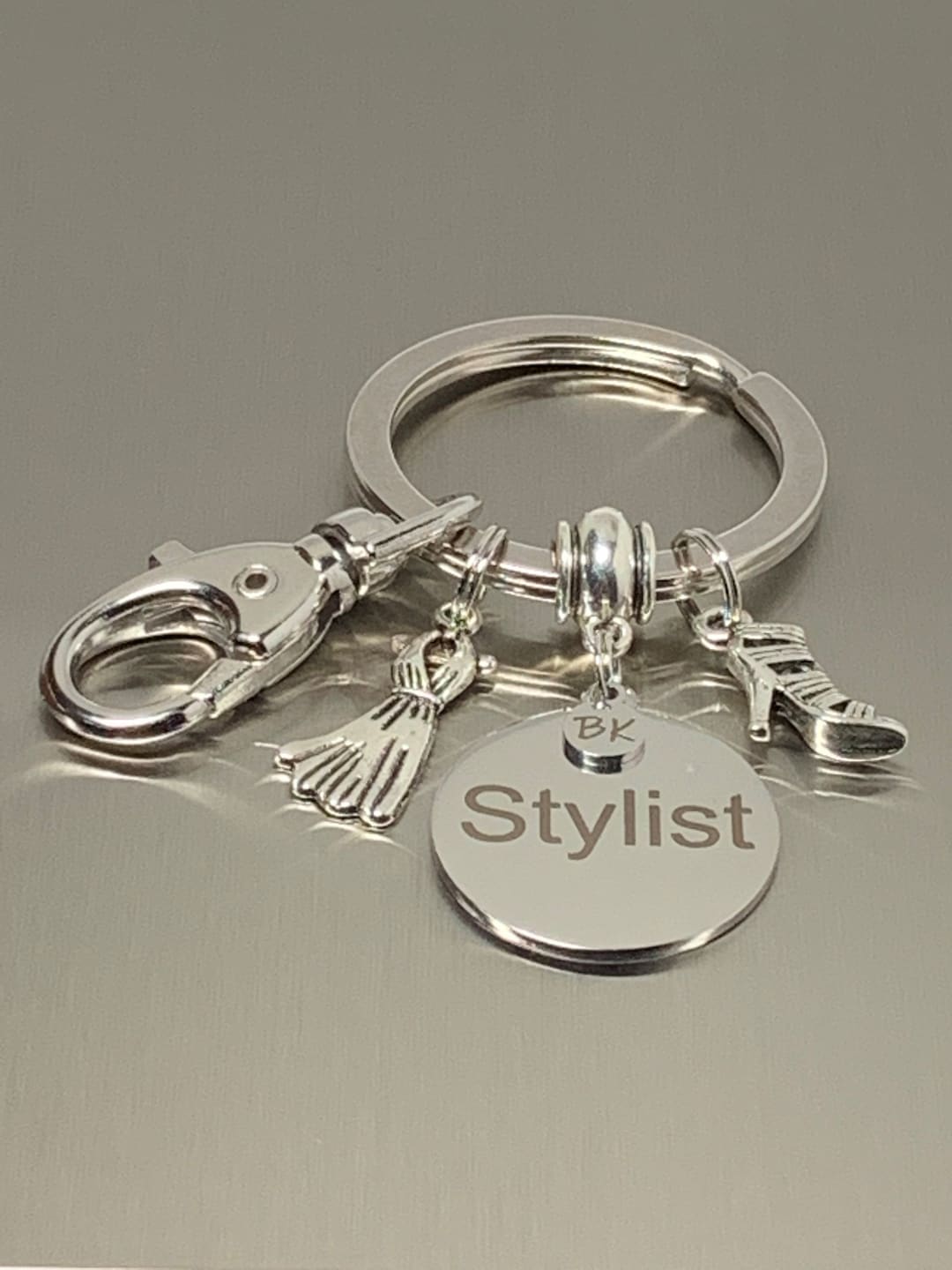 Stylist Personalized Keychain Gift - Design #1 | Fashion Stylist Gift ...
