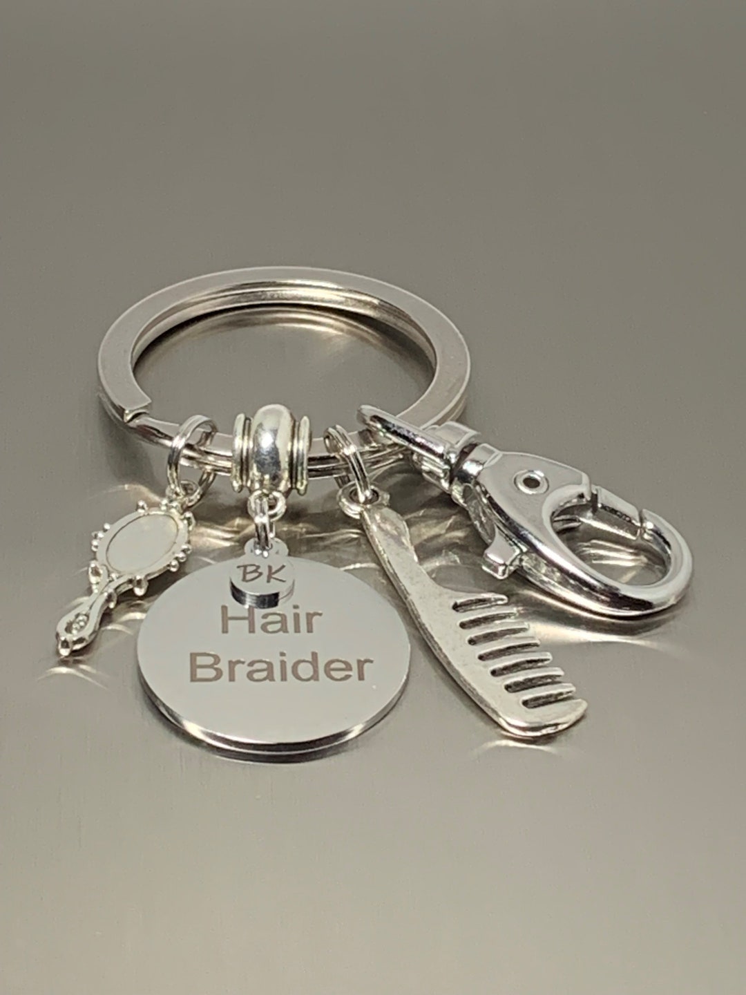 Hair Braider Personalized Keychain | Hair Braider Gift | Coworker Gift ...