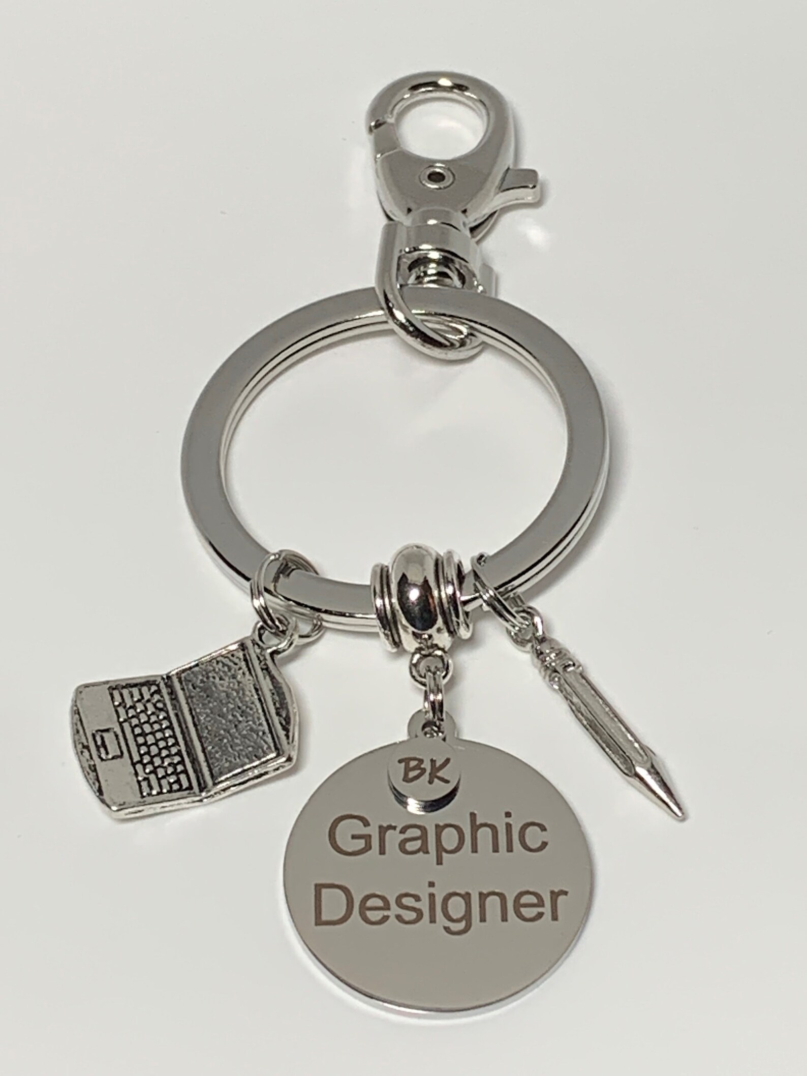 Graphic Designer Personalized Keychain | Graphic Designer Gift ...