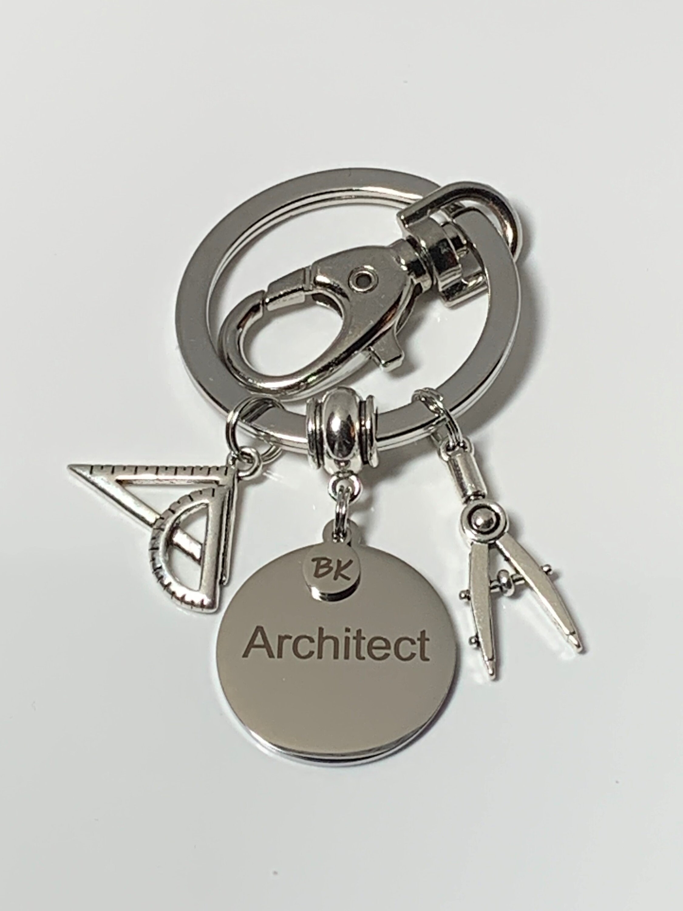 Architect Personalized Keychain | Architect Gift | Business Gift | Work ...