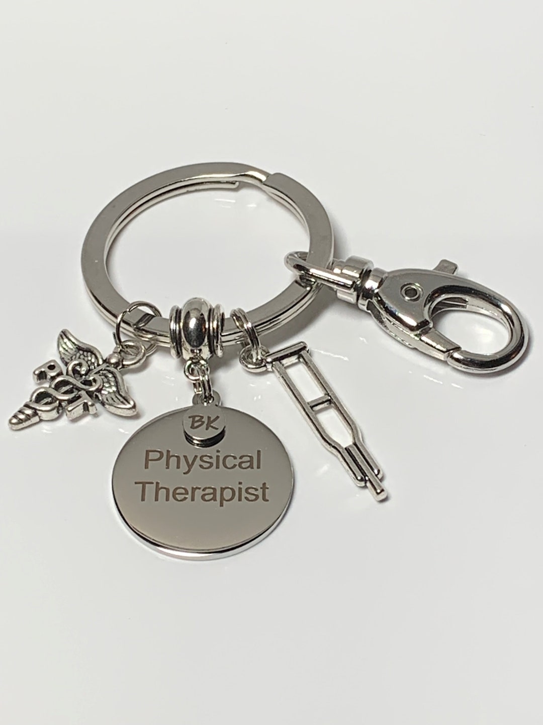 Physical Therapist Personalized Keychain | PT Keychain Gift | Business ...