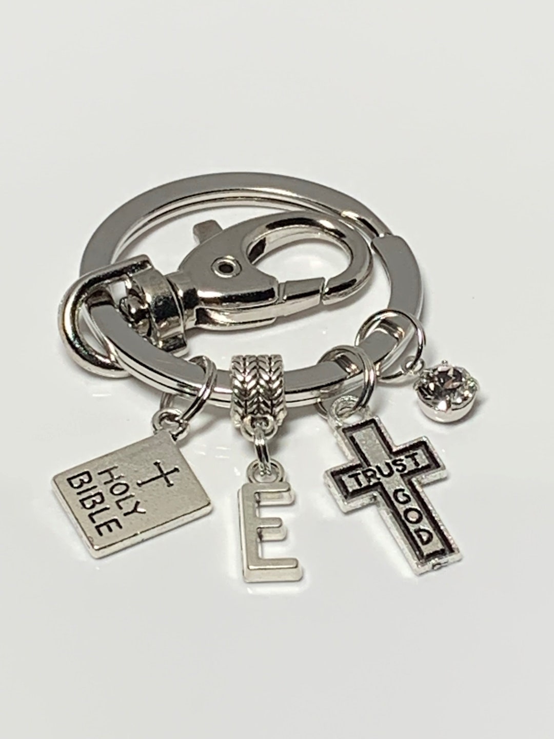 Religious Gift | Personalized Keychain | Initial Keychain | Cleric ...