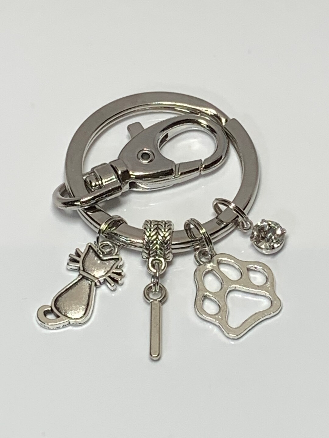 Pet Care Services Gift | Personalized Keychain | Initial Keychain ...