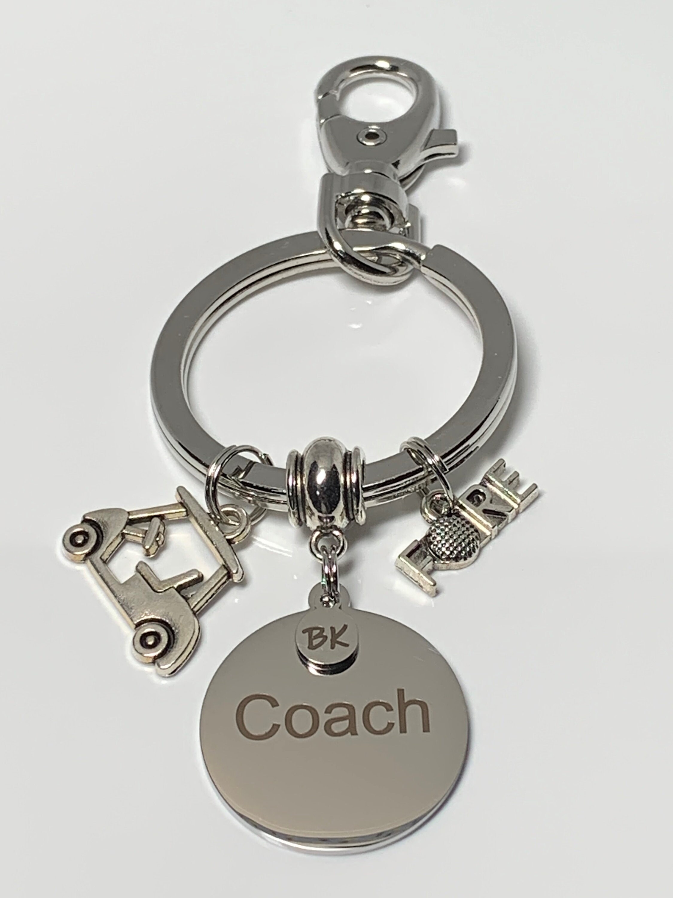 Coach | Golf Coach Gift | Golf Keychain | Personalized Keychain ...