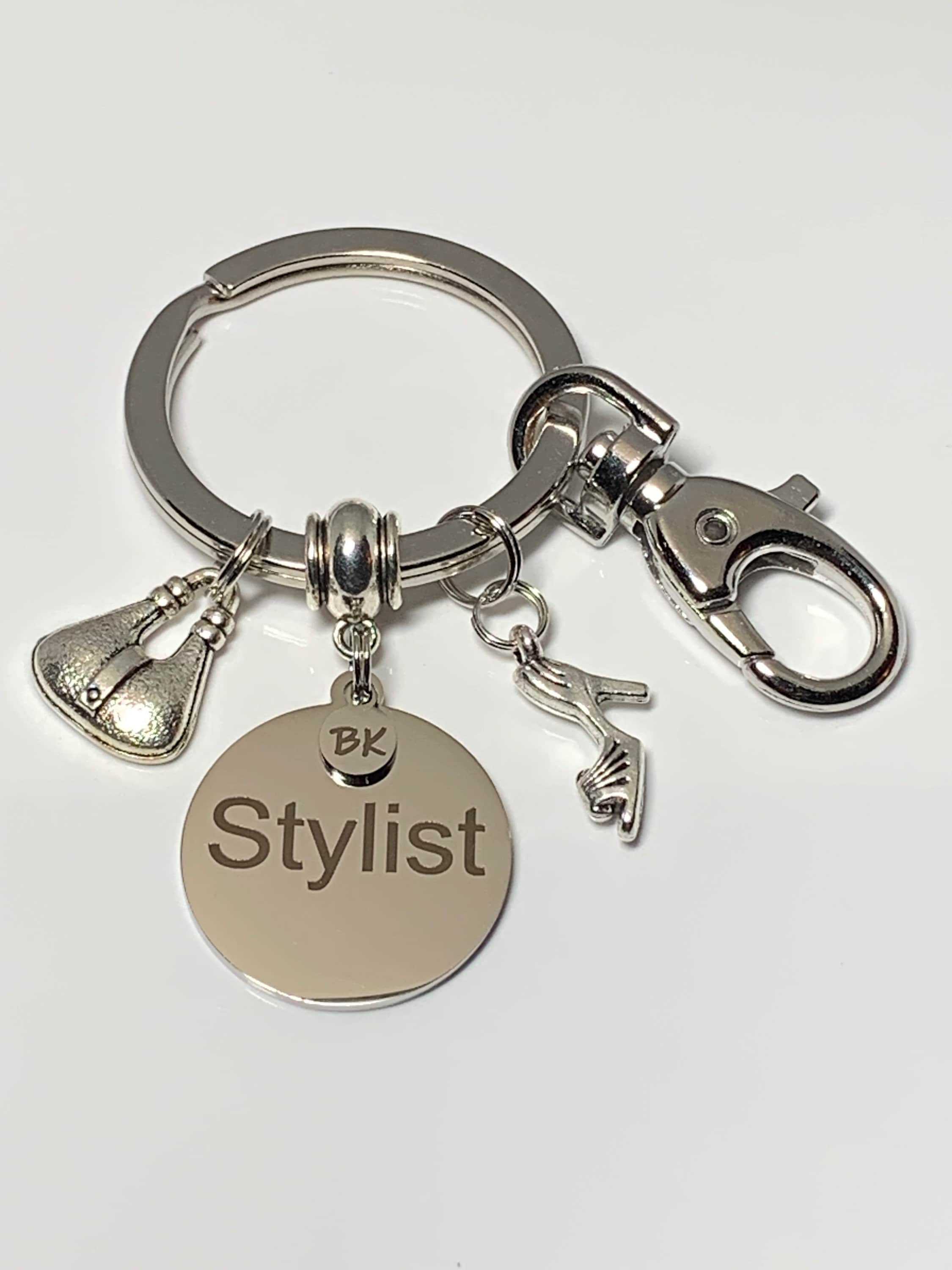 Stylist Personalized Keychain Gift - Design #3 | Fashion Stylist Gift ...