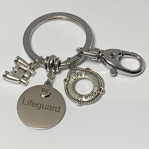 Lifeguard Gift | Lifeguard Keychain | Personalized Gift | Engraved ...