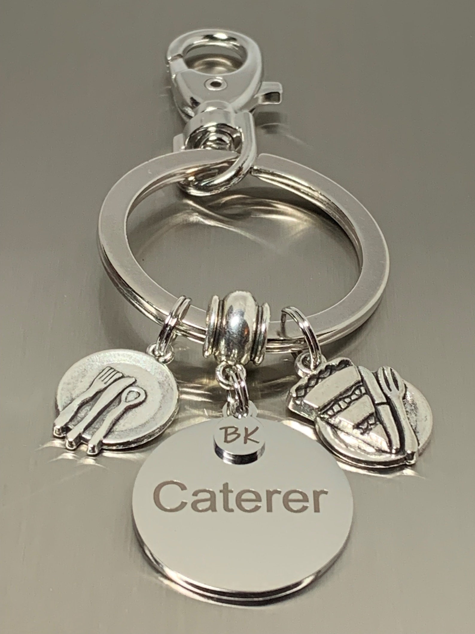 Caterer Personalized Keychain | Caterer Gift | Food Gift | Coworker ...