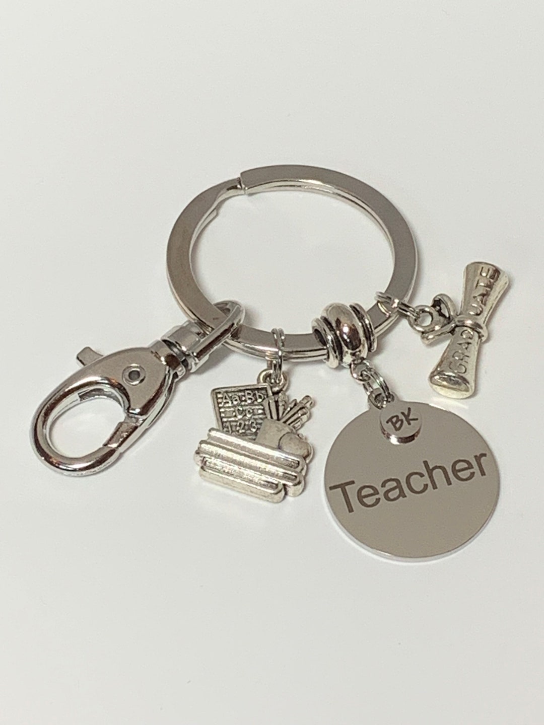 Teacher Personalized Keychain Teacher Gift Educator Gift Coworker Gift ...