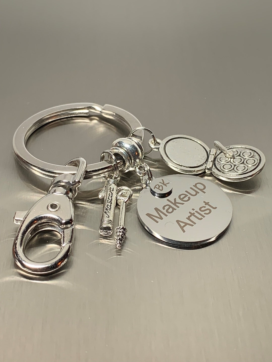 Makeup Artist Keychain | Business Keychain | Makeup Artist Gift ...