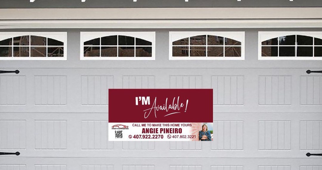 Customizable Magnet Banner, Roll up Magnet, Open House Banner Magnet ...