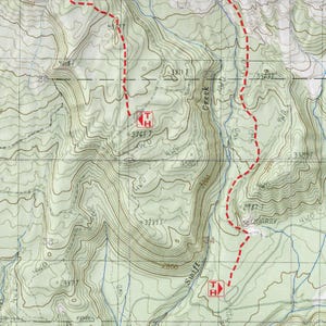 Mt. St. Helens Mountaineer's Map | Cascade Mountains, WA | Hillshade ...