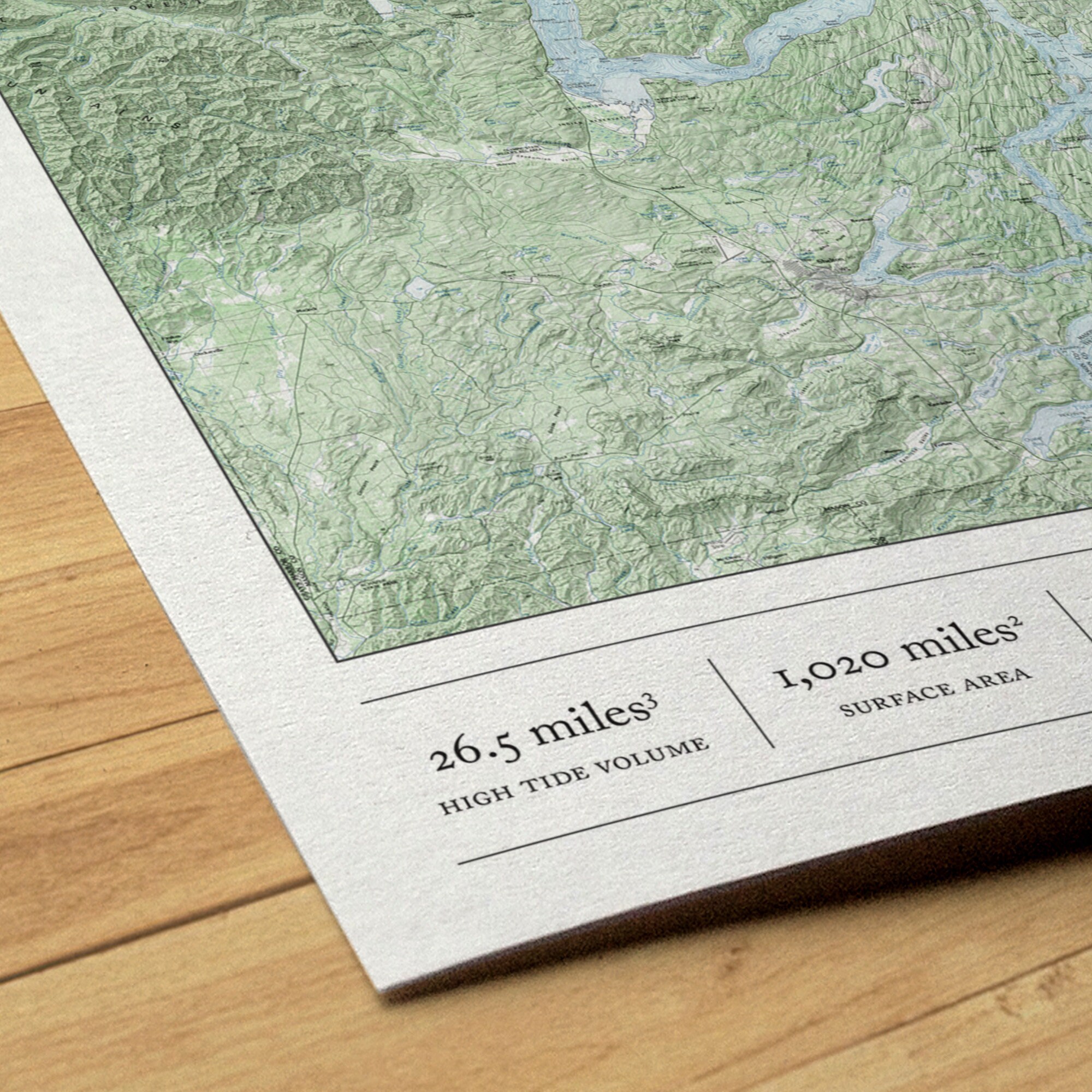 Puget Sound Topographic Map: Washington State Art Print - Etsy