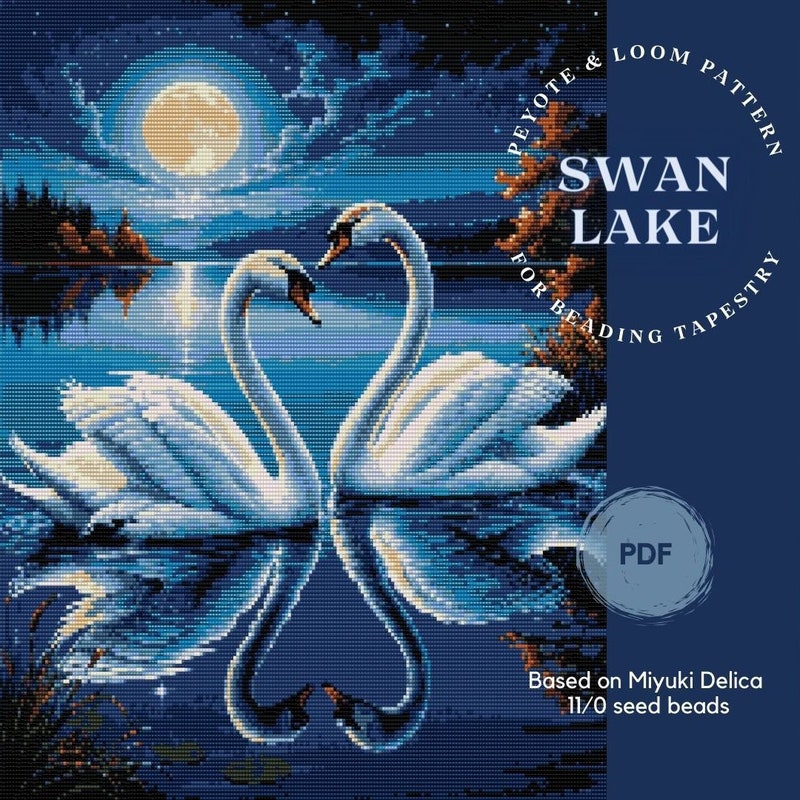 Beaded Swan - Etsy