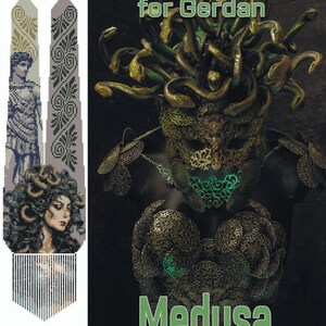 Medusa Gorgo Gerdan Necklace Pattern, PDF Beading Loom Pattern Based on ...