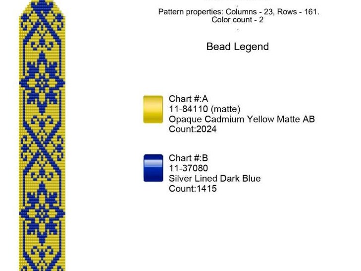 Beaded Choker Necklace Pattern, PDF Beading Loom Pattern Based on ...