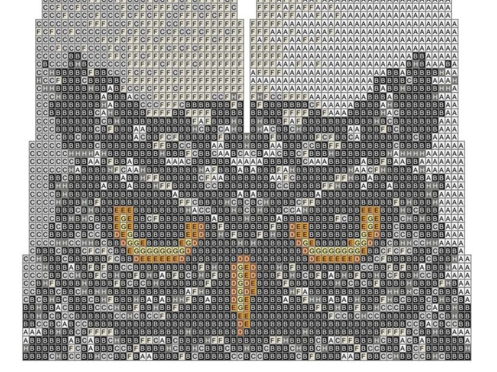 Owl Beading Gerdan Necklace Pattern, PDF Beaded Loom Pattern Based on ...