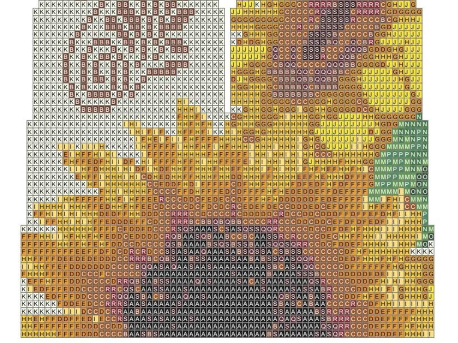 Sunflower Beaded Necklace Pattern, PDF Beading Loom Pattern Based on ...