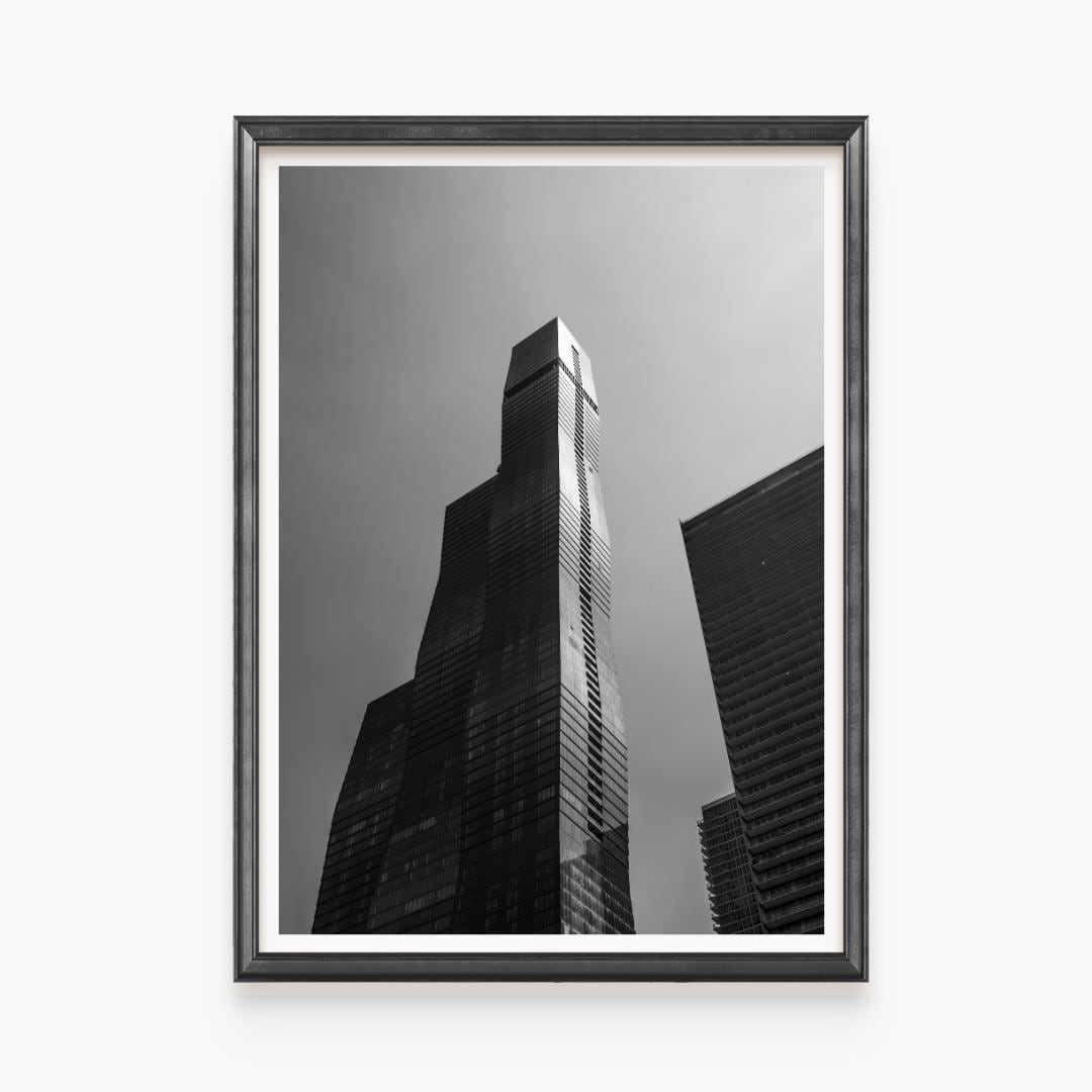 St. Regis Building Photograph, Chicago, Black and White, Urban ...