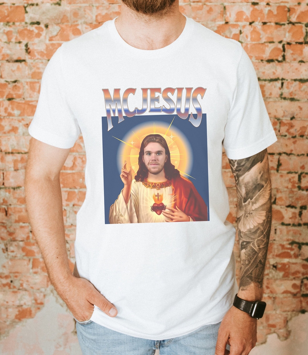 Connor Mcjesus Retro Vintage Unisex Shirt, Sweatshirt, Oilers Mcdavid ...