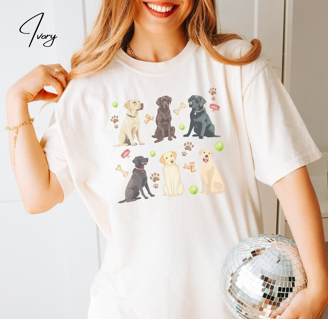 Labrador Retriever Lover Tshirt, Labrador Retriever Mom Comfort Color T ...