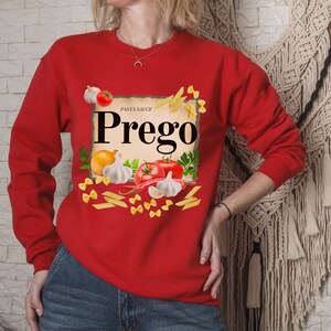 Prego Sauce Sweatshirt, Funny Halloween Pregnancy Costume, Funny ...